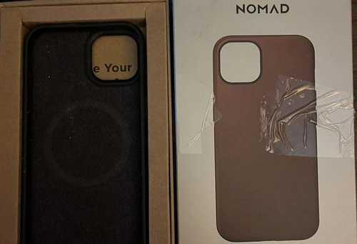 Чехол Nomad Leather MagSafe для iPhone 13