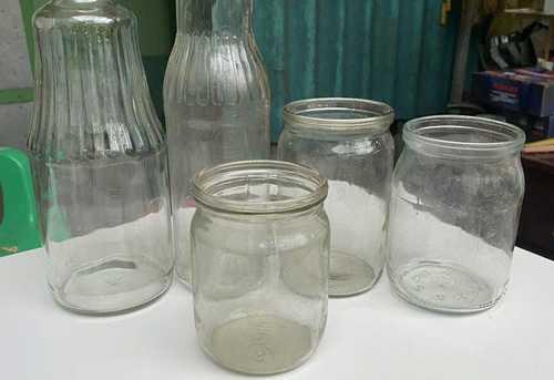 Банки,бутылки стекло от 100мл(0,5 - 10, 20 л)