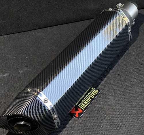 Глушитель akrapovic 470mm на мотоцикл 2.0