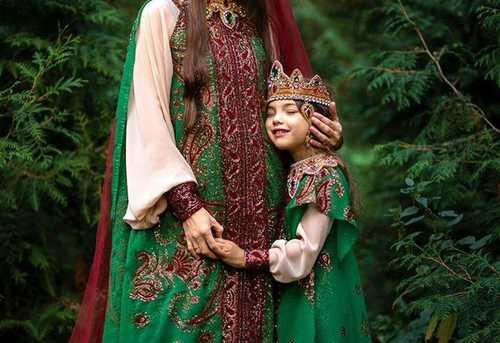 Аренда Русские костюмы на маму с дочкой