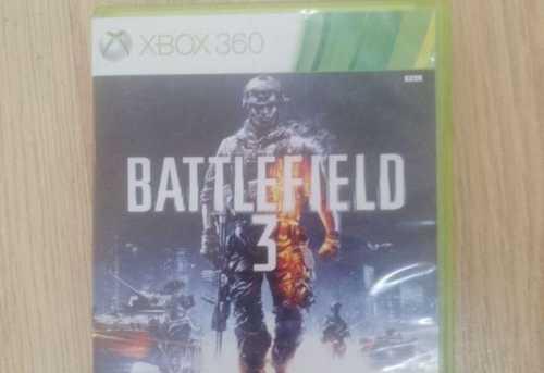 Диск Battlefield 3 на Xbox 360