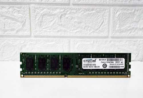 4Gb DDR3 1600Mhz Crucial CT51264BA160B.C16F
