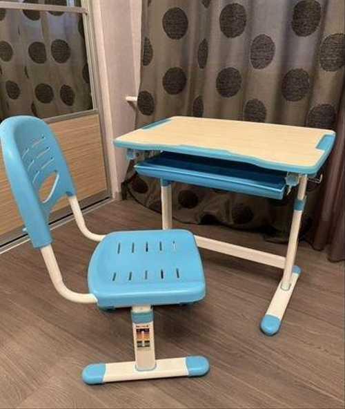 Растущая детская парта и стул fun desk Piccolino