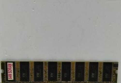Оперативная память sdram 64Mb PC133 4 чипа vtms8M