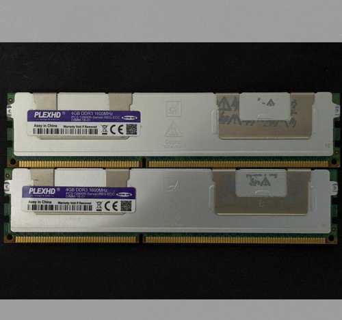 Серверная оперативная память 4GBx2 DDR3 ECC REG