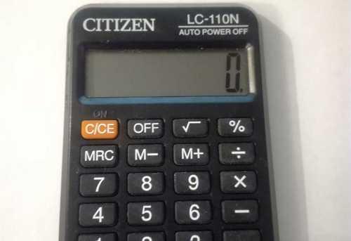 Калькулятор citizen LC-110N