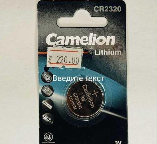 Батарейка дисковая, CR2320, 1 шт, Camelion