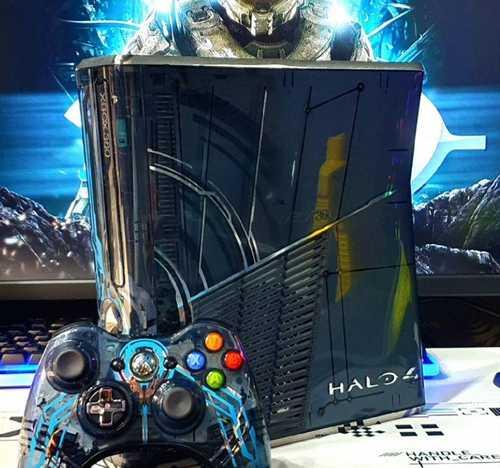 Xbox 360 slim halo limited edition