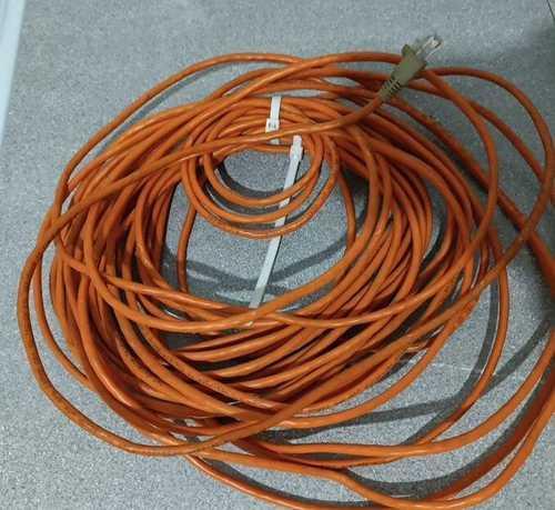  кабель для интернета 16 метров оранжевый | Festima.Ru .