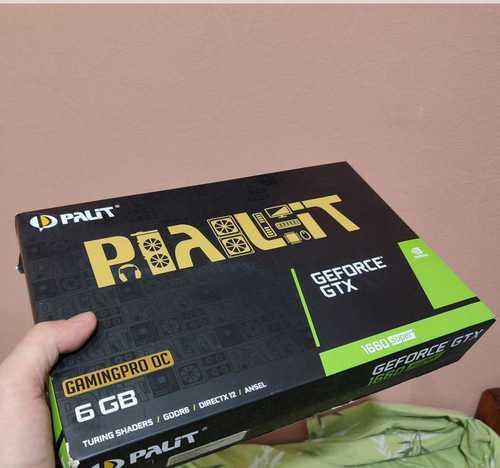 Коробка от видеокарты palit gtx 1660super