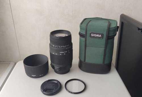 Sigma Canon AF 70-300mm DG OS со стабилизатором