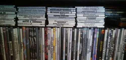 Коллекция сd и DVD дисков с фильмами