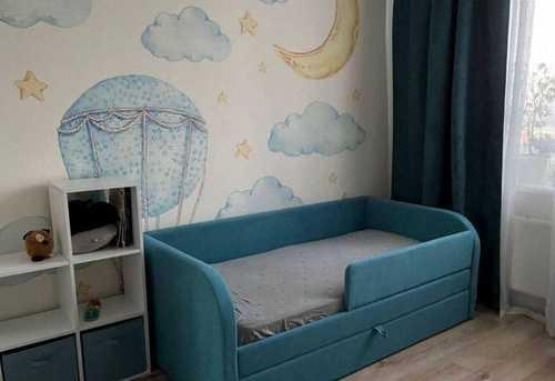 Детская кровать диван / детская деревянная кровать