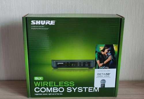 Радиомикрофон Shure Blx24 Beta58A новые в коробке