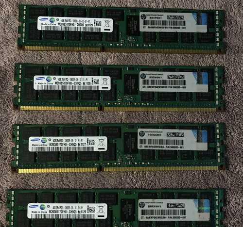 Оперативная память Samsung 16 Gb (4Gbx4) DDR3