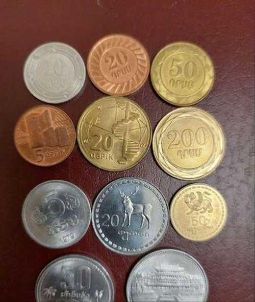 Набор монет стран Азии