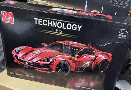 Lego technic "Ferrary F12" 1782 деталей