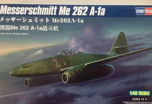 Cборная модель истребителя Me 262A-1a, 1/48
