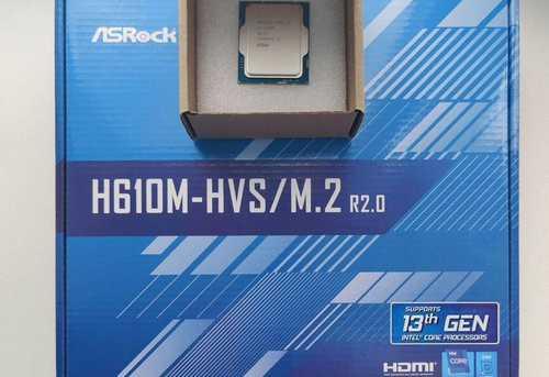 Новые i3 12100f + H610M-HVS/M.2 r2.0 LGA1700