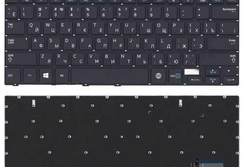 Клавиатура Samsung NP730U3E черная с подсветкой