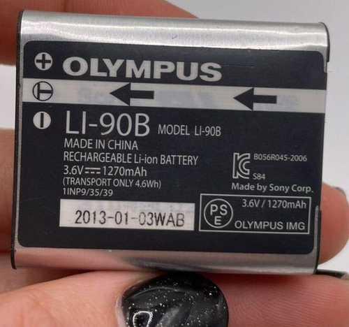 Аккумулятор Olympus LI-90B бу