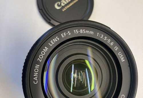 Объектив Canon EF-S 15-85 F3.5-5.6 IS USM
