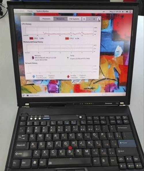 Ноутбук Lenovo IBM Thinkpad t60 в идеальном сост