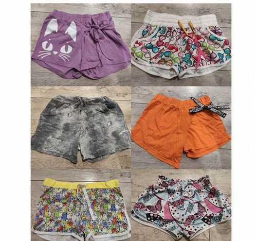Летняя одежда на девочку (шорты, бриджи) 146-152