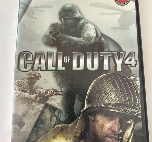 Игровой DVD диск call OF duty 4