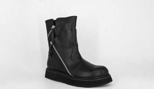 Кожаные Ботинки Rick Owens Style В наличии