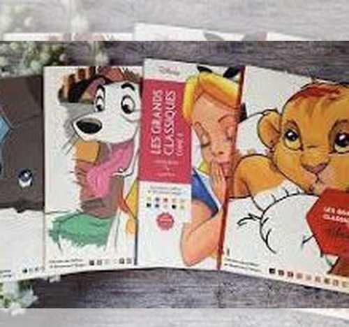 Раскраски по номерам disney hachette