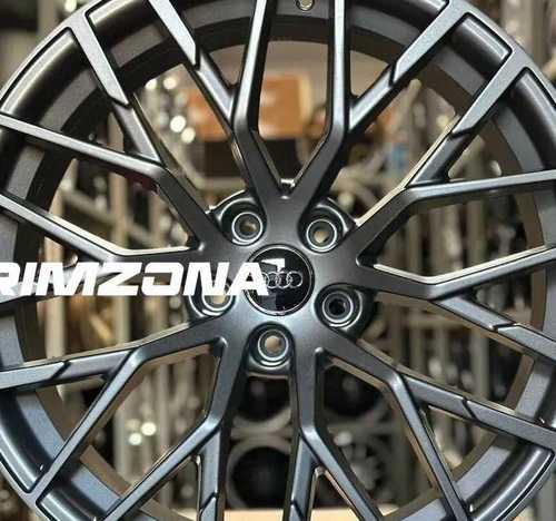 Литые диски в стиле Audi R20 5x112 srt. Примерка