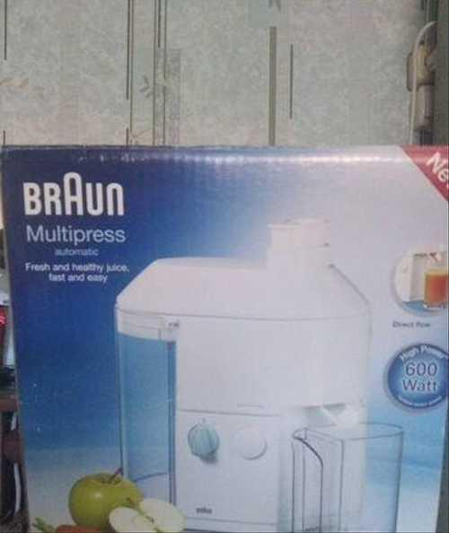 Соковыжималка Braun Multipress automatic
