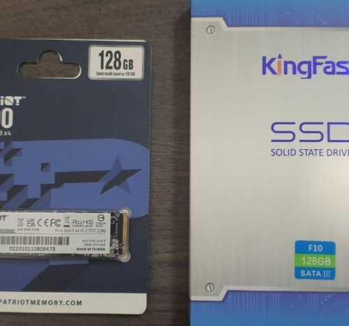 Новый SSD 128Gb nvme M.2 / SATA3