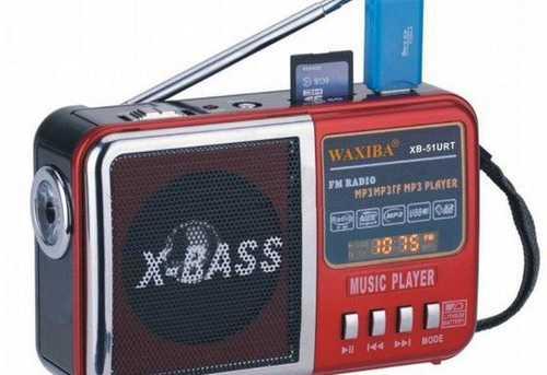 Радиоприёмник с USB AUX MP3 фонарь Waxiba XB-51URT