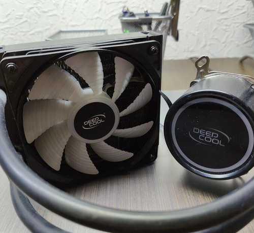 Водяное охлаждение deepcool gammaxx L120T RED