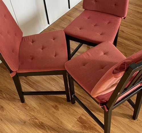 Три стула и комплект подушек ikea(бу)