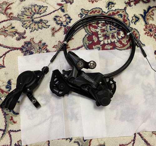 Shimano Deore M5120 Shadow+и монетка