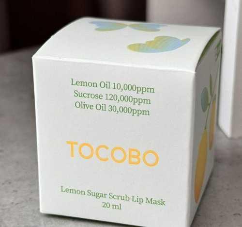 Скраб-маска для губ Lemon Sugar Scrub Tocobo