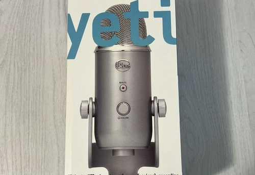 Микрофон Logitech blue yeti silver