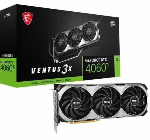 Видеокарта MSI 4060 Ti ventus 3X E OC