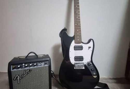 Электрогитара Fender squier mustang HH+ fender 10g