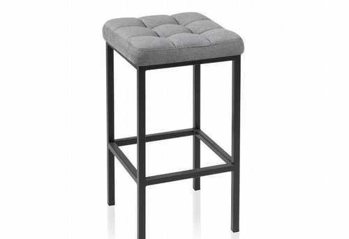 Барный стул Лофт серый (candy grey) / черные матов