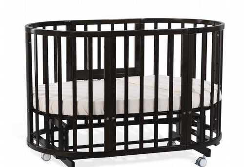 Детская овальная кроватка 9в1