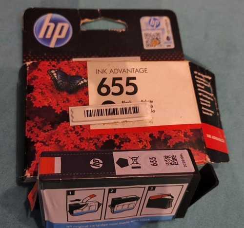 Картридж hp 655 black