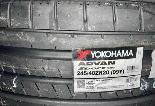 Yokohama Advan Sport V107 245/40 R20 и 275/35 R20