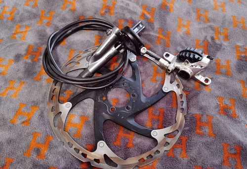 Полный комплект заднего тормоза shimano xtr m9000