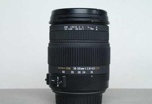 Объектив Sigma Canon 18-50 f/2.8-4.5