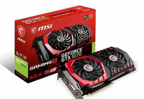 MSI GeForce GTX 1070 gaming X 8G