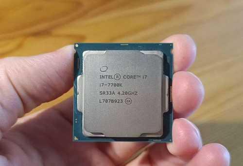 Процессор Intel core i7 7700k продажа/обмен